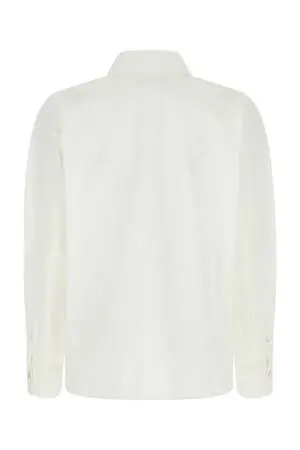 JIL SANDER Poplin Oversize Shirt - White