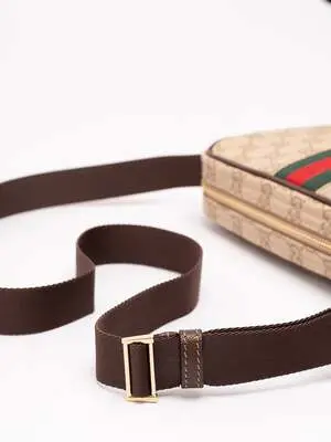Gucci Gg Coated Web` Crossbody Bag
