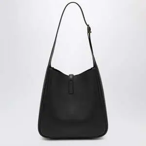 Saint Laurent Small Le 5 Ã€ 7 Bag In Textured Leather - Black