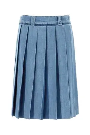 Miu Miu Denim Skirt - Blue