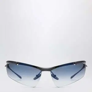Balenciaga Cat-eye Boomerang Mirror Sunglasses - Blue