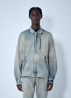 Rick Owens Denim Jacket - White