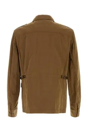 Moncler Biscuit Cotton Blend Amnicon Jacket - Brown