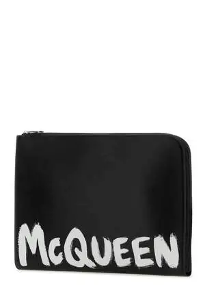 Alexander McQueen Leather Document Holder