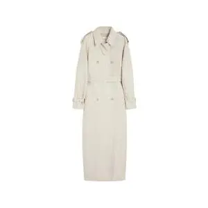 Max Mara Linen Trench Coat - Cream