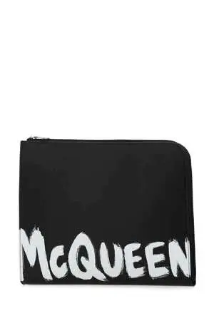 Alexander McQueen Leather Document Holder