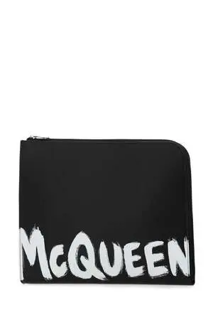 Alexander McQueen Leather Document Holder