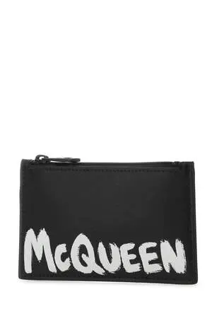 Alexander McQueen Leather Card Holder