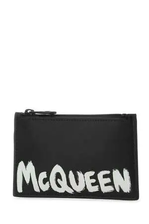 Alexander McQueen Leather Card Holder