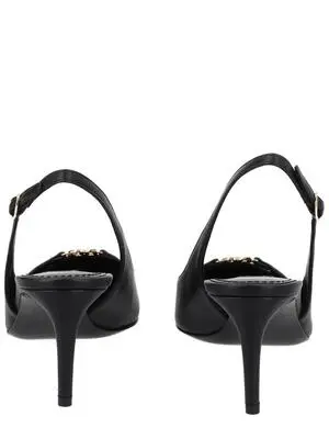 Dolce & Gabbana Leather Slingback Pumps - Black