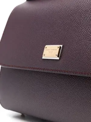 Dolce & Gabbana Sicily Large Leather Handbag