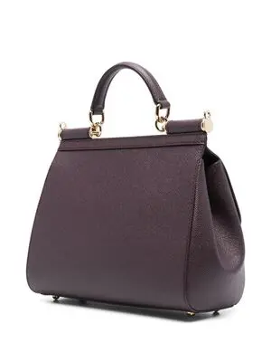 Dolce & Gabbana Sicily Large Leather Handbag