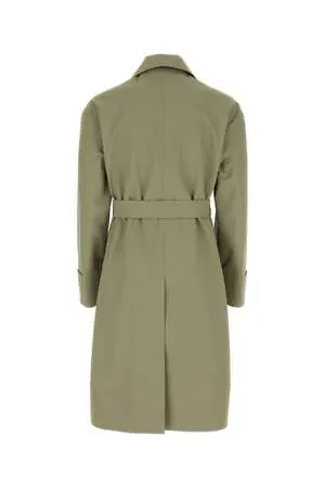 JIL SANDER Army Cotton Trench Coat - Green
