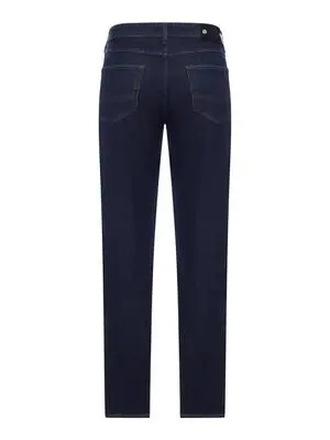 Stone Island Slim Jeans With Compass Logo