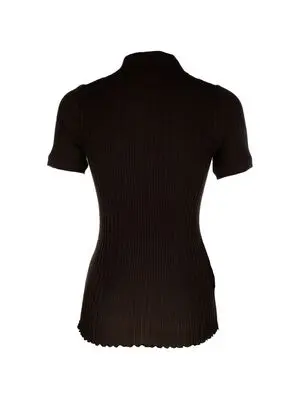 Miu Miu Silk Polo Shirt - Multicolor