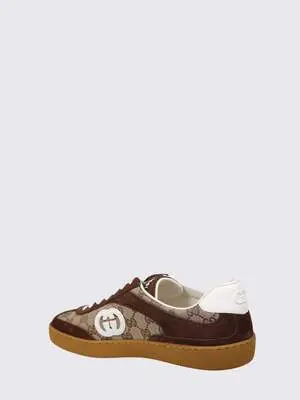 Gucci Leather Sneakers - Brown