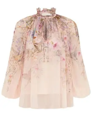 Zimmermann Billow Rebellion Blouse - Cream