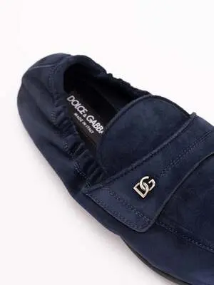 Dolce & Gabbana Elastic-back Calf Leather Loafers - Multicolor