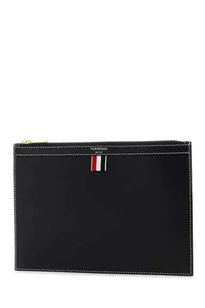 Thom Browne Midnight Leather Document Case