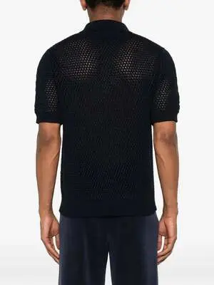 Prada Cotton Linen Polo Neck - Multicolor