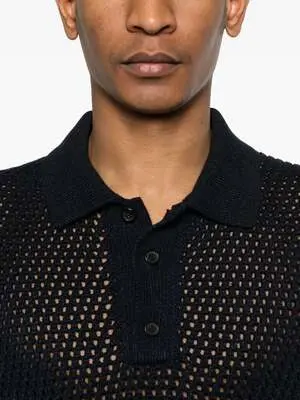 Prada Cotton Linen Polo Neck - Multicolor