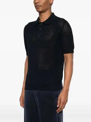 Prada Cotton Linen Polo Neck - Multicolor