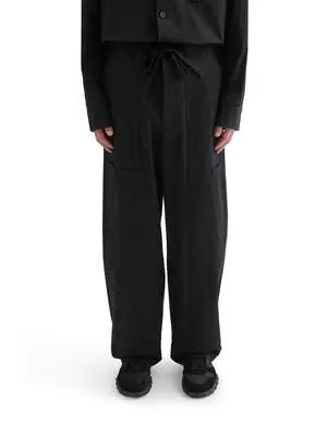 JIL SANDER Cotton Poplin Cargo Pants