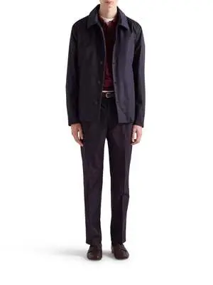 Prada Tailored Cotton Poplin Trousers
