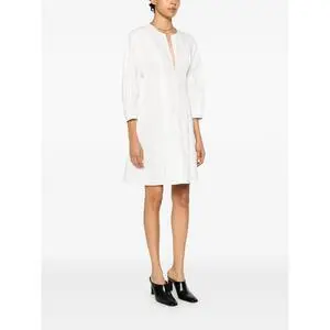 TOTEME V-neck Balloon Sleeves Dress