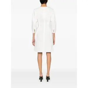TOTEME V-neck Balloon Sleeves Dress