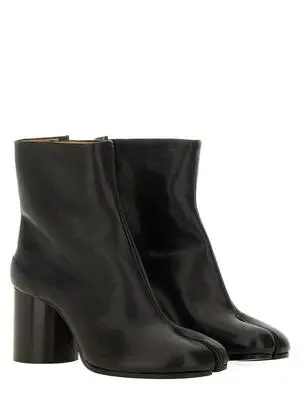 MAISON MARGIELA Leather Tabi Boots - Black