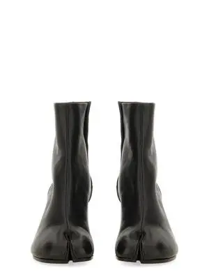 MAISON MARGIELA Leather Tabi Boots - Black