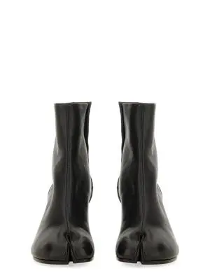 MAISON MARGIELA Leather Tabi Boots - Black