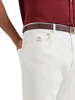 Brunello Cucinelli Stretch Cotton Jeans - Multicolor