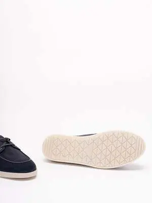 Prada Suede Boat Shoes