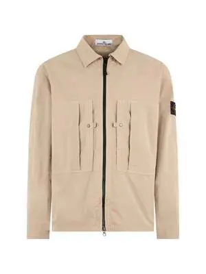 Stone Island Organic Cotton Ripstop Overshirt - Multicolor