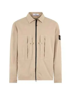 Stone Island Organic Cotton Ripstop Overshirt - Multicolor