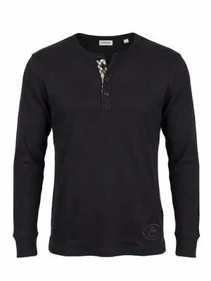 Burberry Henley Sweater - Multicolor
