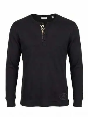 Burberry Henley Sweater - Multicolor