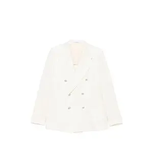 Tagliatore Double Breasted Blazer - Cream