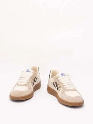Burberry Calf Leather Sneakers - Multicolor