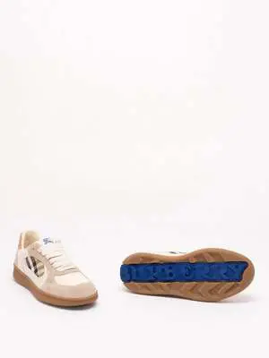 Burberry Calf Leather Sneakers - Multicolor