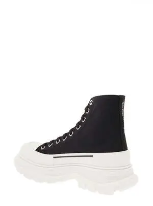 Alexander McQueen Tread Slick High Top Sneakers - Black