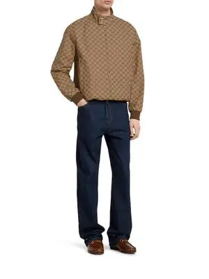 Gucci Gg Fabric Bomber Jacket