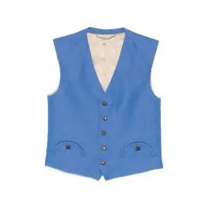 BLAZÉ MILANO Jackets Waistcoat & Gilets - Blue