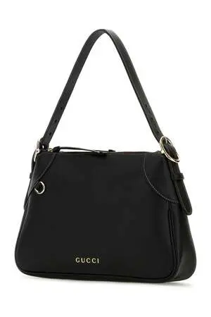 Gucci Leather Medium Gg Emblem Shoulder Bag