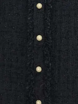 Balmain Tweed Overshirt - Multicolor