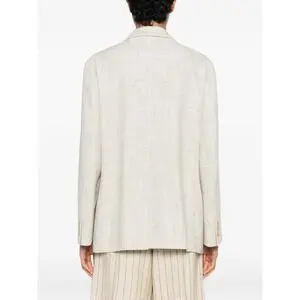 BLAZÉ MILANO Neutrals Jackets Tweed Jackets