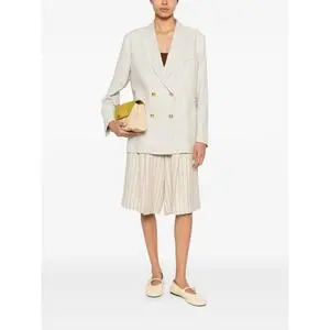 BLAZÉ MILANO Neutrals Jackets Tweed Jackets