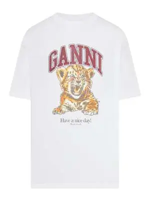 GANNI T-shirt - White